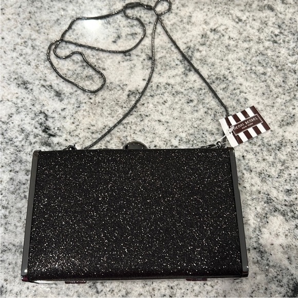 henri bendel | Bags | Henri Bendel Flip Lock Metallic Party Box Dust ...